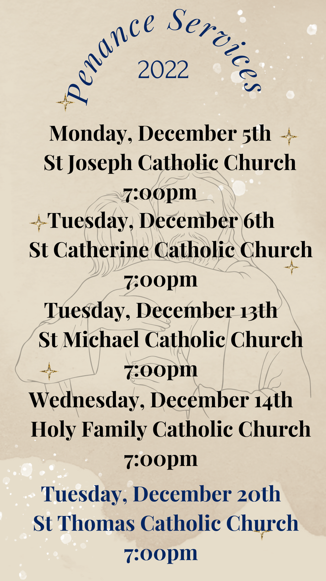 Penance Services - Saint Thomas The Apostle Catholic Church